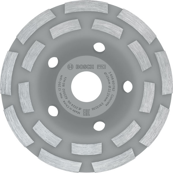 BOSCH Lončasti brus PRO Concrete 125 mm | Masinca.si