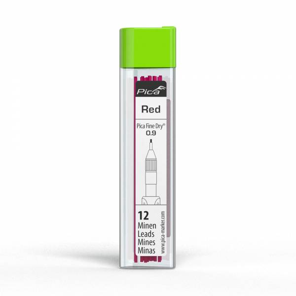 Pica Fine Dry Grafitne minice (Rdeča) 7031 | Masinca.si
